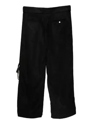 MIDORIKAWA Midorikawa Belted Trousers With Raw Edge Detail