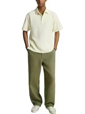 Polo Ralph Lauren Textured Polo Shirt - Neutrals
