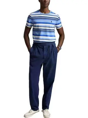 Polo Ralph Lauren Striped Logo T-shirt - Blue