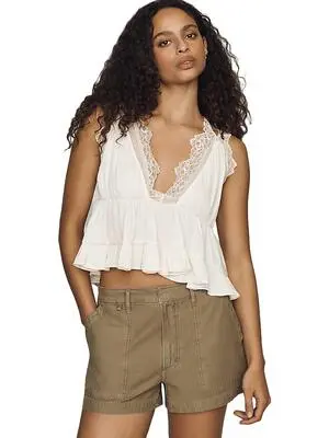 Citizens Of Humanity Marcella Cotton Utility Shorts - Bezel