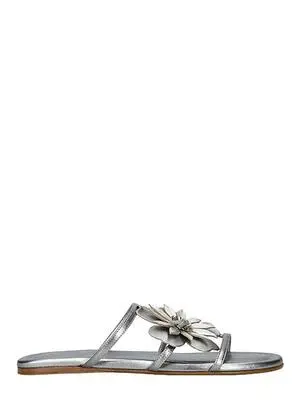 Zimmermann Belara Flat Sandals - Silver