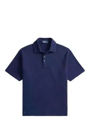 Polo Ralph Lauren Textured Polo Shirt - Blue