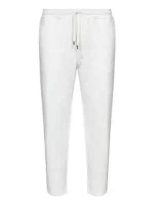 Brunello Cucinelli Off-white Techno Cotton Trousers - Multicolor