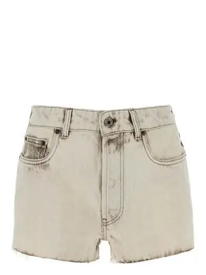 Miu Miu Cotton Shorts - White