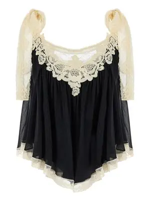 ZIMMERMANN ZIMMERMANN Roselight Top With Lace Detailing