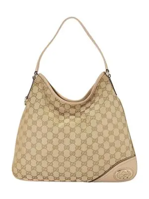 Gucci Original Gg Canvas Britt Hobo Bag - Pink