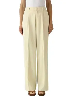 PT TORINO Cream White Pleated Wide-leg Trousers - Neutrals