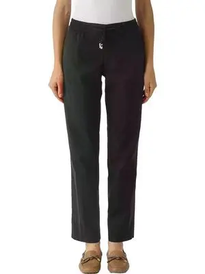 PT TORINO Drawstring Waist Trousers - Black