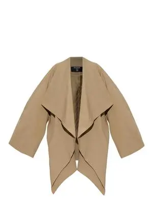 Balmain Asymmetric Oversize Jacket - Beige