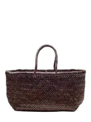 Dragon Diffusion Woven Leather Bag - Multicolor
