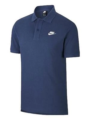 Nike Nsw Ce Polo Matchup Casual Sports Lapel Short Sleeve Polo Shirt - Blue