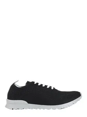 Kiton Lightweight Knit Sneakers - Black