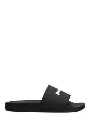 Palm Angels Logo Pool Slides - Multicolor
