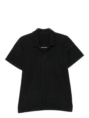 Issey Miyake Pleated Polo Shirt - Multicolor