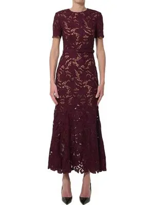 SELF-PORTRAIT Lace Long Dress - Multicolor