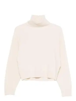 Brunello Cucinelli Ribbed Knit Roll Neck Sweater - Multicolor