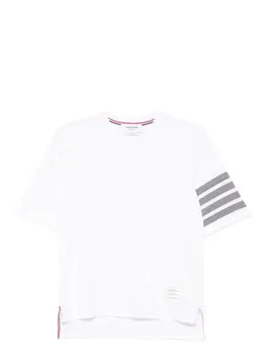Thom Browne Short Sleeve Crewneck T-shirt - Multicolor