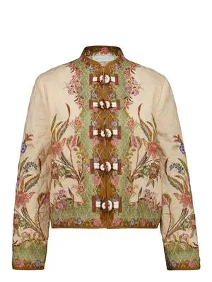Zimmermann Indra Printed Cotton Jacket - Multicolor