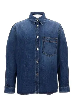 Givenchy Givenchy Men Shirt In Demin Multicolor