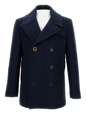 Givenchy Double Breasted Peacoat - Multicolor