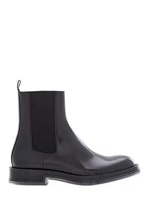 Alexander McQueen Smooth Calf Leather Chelsea Boots - Multicolor