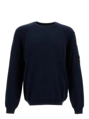 C.P. COMPANY Cotton Sea Island Crewneck Sweater - Multicolor