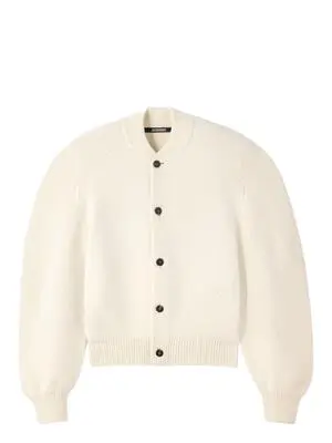 JACQUEMUS JACQUEMUS Le Cardigan Pallone Oversized Virgin Wool & Cashmere Knit