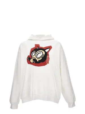 Marni Hooded Sweatshirt With Front Print - Multicolor