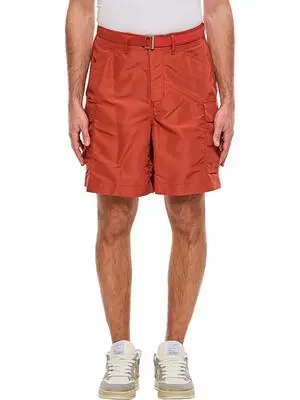 Sacai Belted Cargo Shorts - Multicolor
