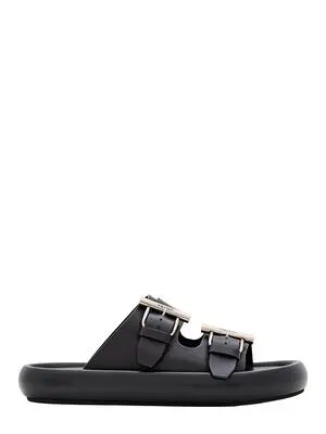 Alexander McQueen Rubber Sole Buckled Sandals - Multicolor