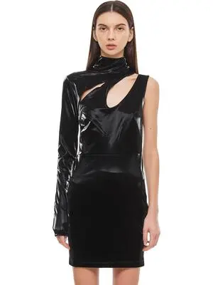 ROTATE BY BIRGER CHRISTENSEN One-shoulder Minidress With Cutouts - Multicolor