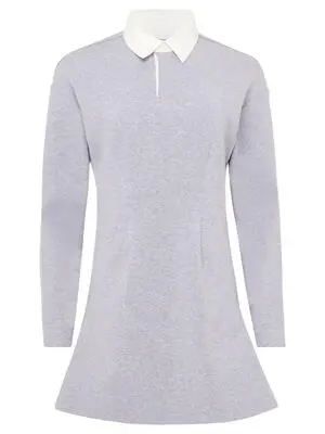 JW Anderson Long Sleeve Polo Dress - Multicolor