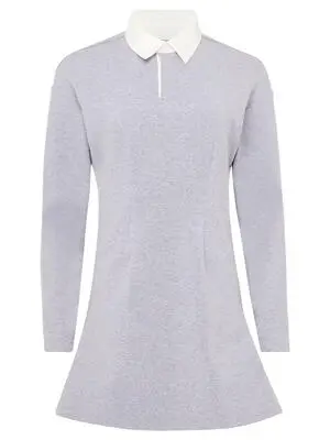 JW Anderson Long Sleeve Polo Dress - Multicolor