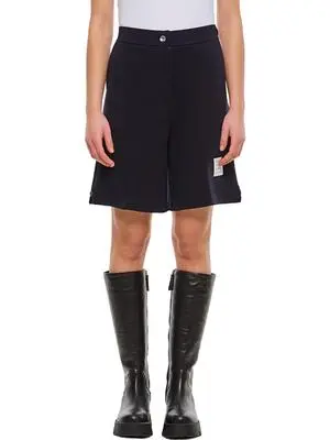 Thom Browne High Waisted Shorts With Logo Detail - Multicolor