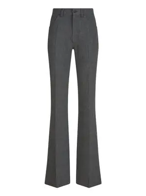 Attico Long Flare Pants - Multicolor