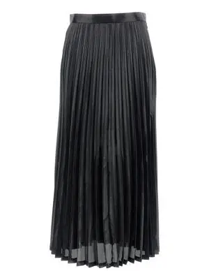 Junya Watanabe Pleated Midi Skirt - Multicolor