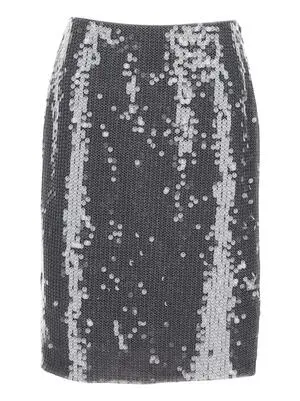 ROTATE BY BIRGER CHRISTENSEN Midi Skirt With Sequins - Multicolor