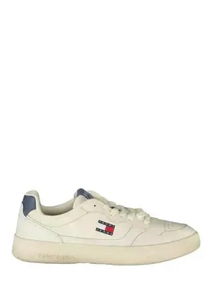 Tommy Hilfiger Logo Patch Lace-up Sneakers - Neutrals