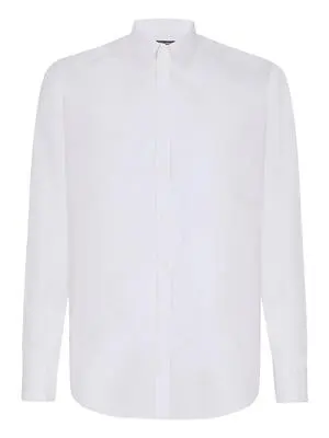 DOLCE & GABBANA Dolce & Gabbana Men Stretch-Poplin Shirt