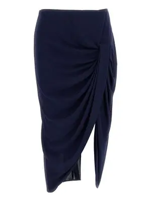 Stella McCartney Stella McCartney Draped Pencil Skirt Multicolor
