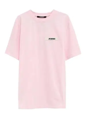Jacquemus Le T-shirt Gros Grain In Cotton - Multicolor