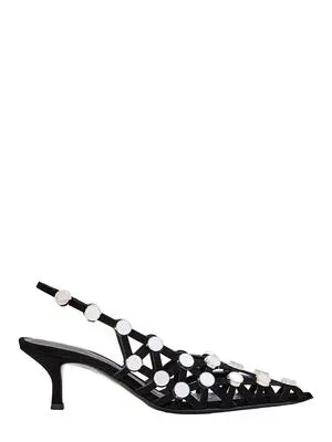 Attico THE ATTICO "Grid" Slingback 50 Mm Multicolor