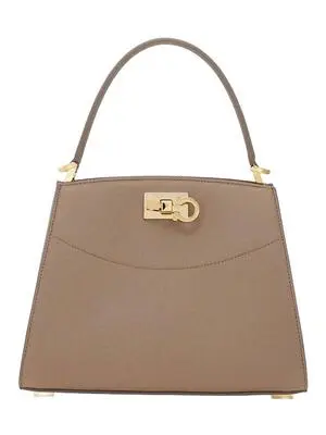 FERRAGAMO New Studio Extra Small Box Bag - Gray