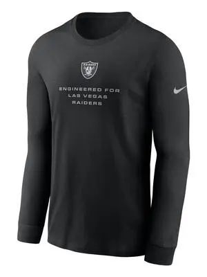 Nike Las Vegas Raiders Team Issue Dri-fit Nfl Long-sleeve T-shirt - Black