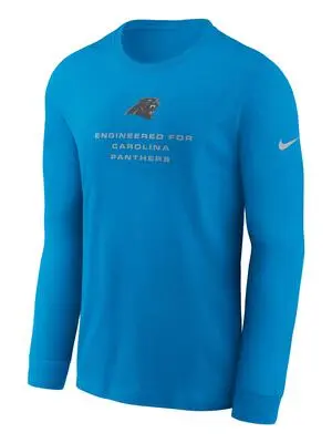 Nike Carolina Panthers Dri-fit Long-sleeve T-shirt - Blue