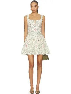 Agua Bendita Printed Mini Dress - Multicolor