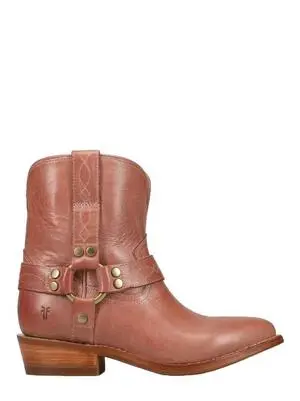 THE FRYE COMPANY Billy Short Harness Boots - Denim