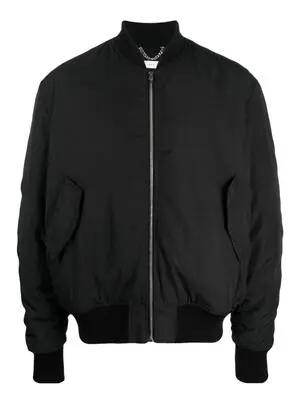 1989 STUDIO Long Sleeve Aviator Jacket - Black
