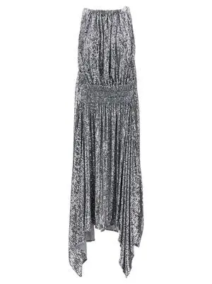 Rabanne Long Sleeveless Dress - Multicolor