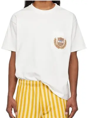 BODE Cotton T-shirt - Cream